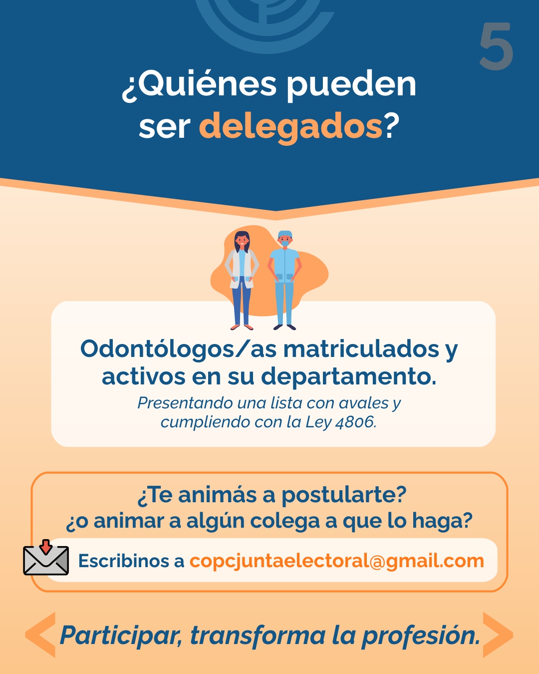 ¡Comienza la campaña de elecciones 2025 en el COPC! - Colegio Odontológico de la Provincia de ...